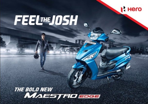 Hero Maestro Edge launched in 2 variants: LX and VX - GaadiKey