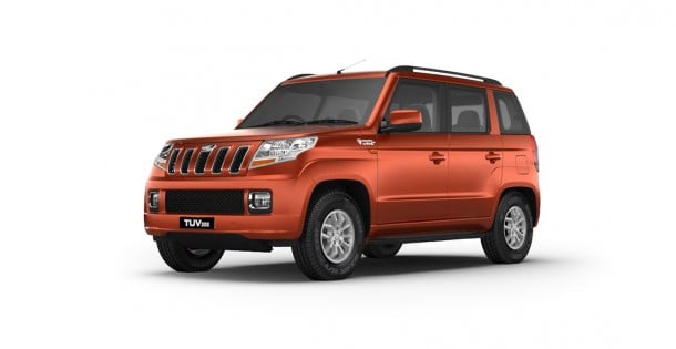 Mahindra TUV300 Colors: Red, Blue, White, Silver, Orange, Black - GaadiKey