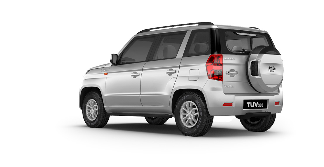Mahindra TUV300 Colors: Red, Blue, White, Silver, Orange, Black - GaadiKey