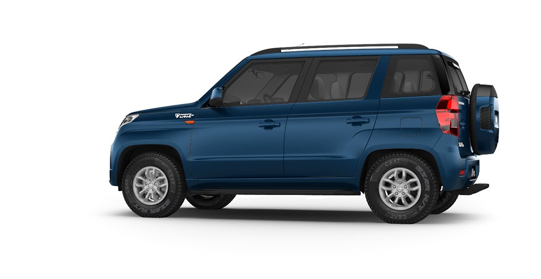 Mahindra TUV300 Colors: Red, Blue, White, Silver, Orange, Black - GaadiKey