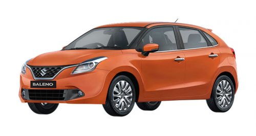Maruti Baleno Colors - Red, Blue, Silver, Orange, White, Gray, Ray Blue