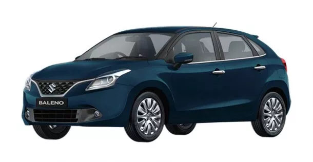 Maruti Baleno Colors - Red, Blue, Silver, Orange, White, Gray, Ray Blue