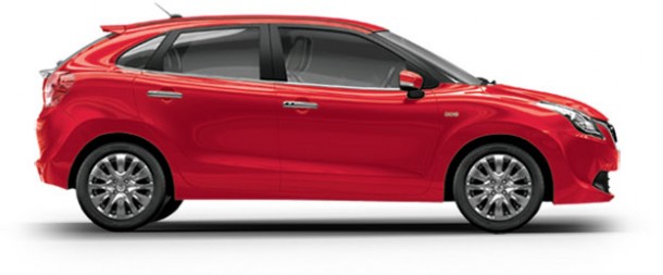 Maruti Baleno Colors - Red, Blue, Silver, Orange, White, Gray, Ray Blue