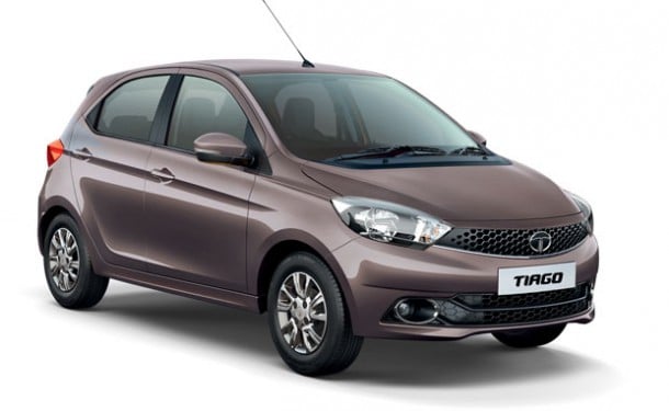 Tata Tiago Colors: Red, Orange, Brown, Silver, Blue, White - GaadiKey