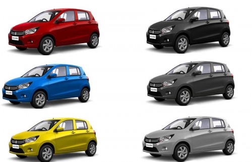 Maruti Celerio Colors: Red, Black, Blue, Grey, Silver, Sunshine Ray ...
