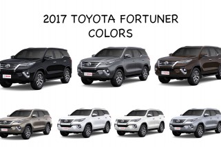 2017 New Toyota Fortuner Colors: Black, Bronze, Brown,Grey, Silver ...