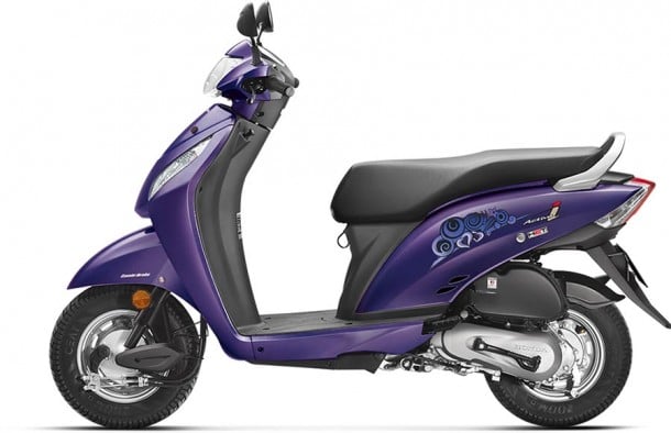 Honda Activa i Colors: Red, White, Yellow, Blue, Purple - GaadiKey