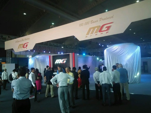 mg-group-bus-unveiling - GaadiKey