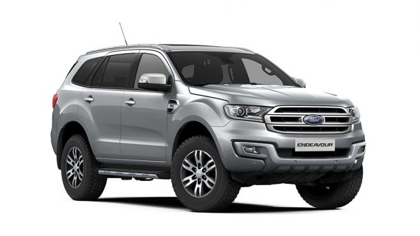 2017 Ford Endeavour Colors - White, Grey, Red, Bronze, Silver, Black ...