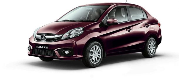 Honda Amaze Colors: Brown, Red, Silver, White, Titanium - GaadiKey