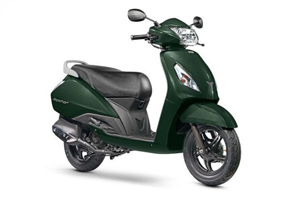 TVS Jupiter Colors: Blue, Black, Silver, White, Grey, Brown, Red - GaadiKey