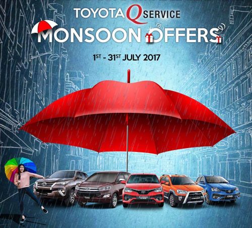 Toyota launches “Monsoon Car Care Campaign” in South India - GaadiKey