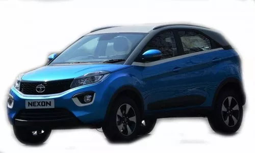 Tata NEXON Blue Color Photos - GaadiKey