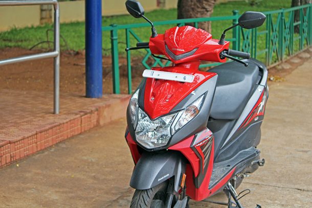 2017 Honda Dio Review (BS4, AHO, Red Sport Dual-tone Variant) - GaadiKey