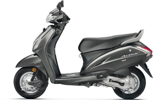 Honda Activa 5G Colors: Dazzle Yellow, Spartan Red, Silver, Grey, White ...