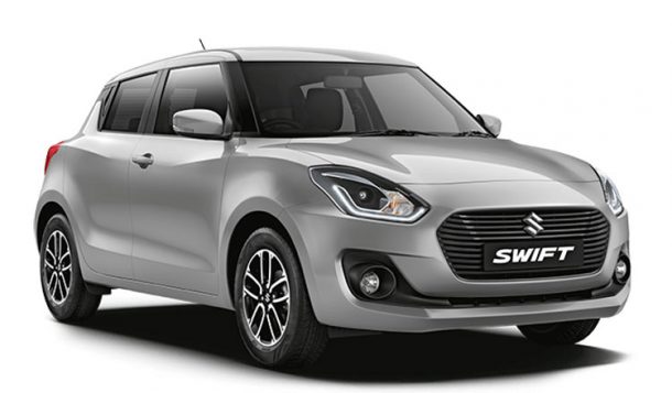 New Swift 2018 Colors: Red, White, Silver, Grey, Blue, Orange - GaadiKey