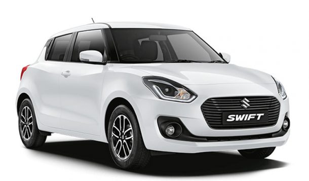 New Swift 2018 Colors: Red, White, Silver, Grey, Blue, Orange - GaadiKey