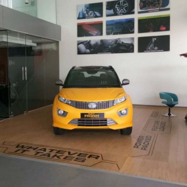 Modified Tata Nexon SRT Frozen Edition - GaadiKey