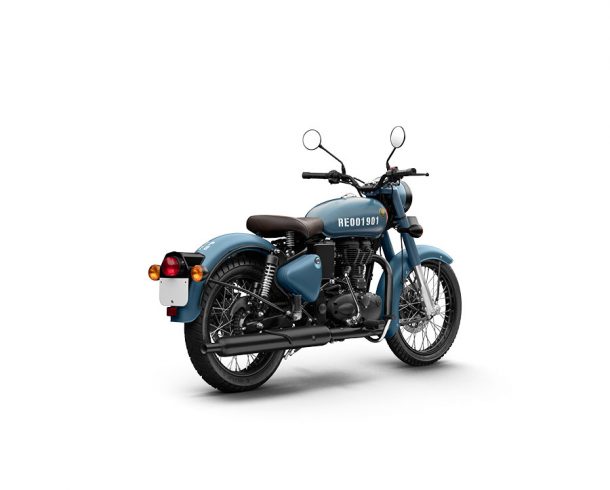 Royal Enfield Classic Airbourne Blue Color Photos (Classic Signals 350 ...