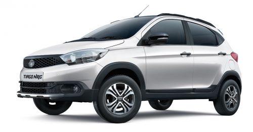 Tata Tiago NRG Colors: White, Silver, Orange - GaadiKey