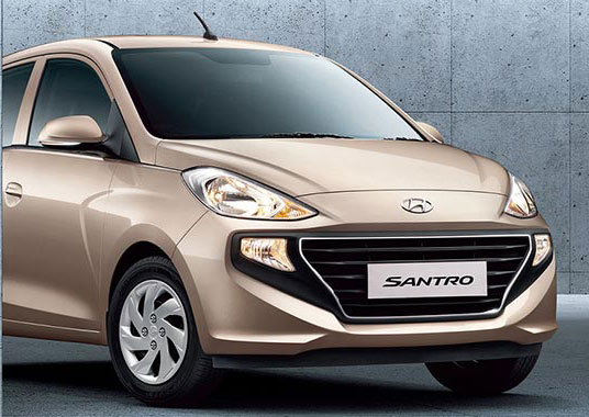 Hyundai Santro Colors: Beige, Silver, White, Blue, Red, Star Dust ...
