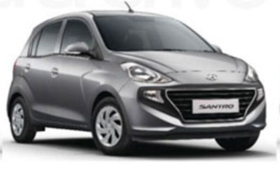 Hyundai Santro Colors: Beige, Silver, White, Blue, Red, Star Dust ...