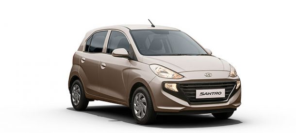 Hyundai Santro Colors: Beige, Silver, White, Blue, Red, Star Dust ...
