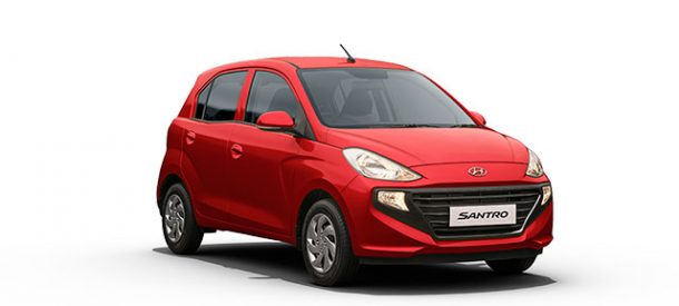 Hyundai Santro Colors: Beige, Silver, White, Blue, Red, Star Dust ...