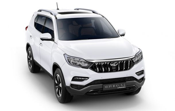 Mahindra Alturas G4 Colors: White, Silver, Brown, Blue, Black - GaadiKey