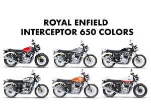 Royal Enfield Interceptor 650 Colors: Six Color Options - GaadiKey