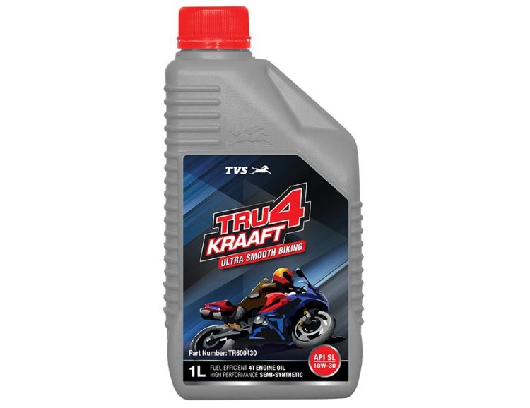 TVS TRU4 KRAAFT Semi Synthetic Engine oil Launched - GaadiKey