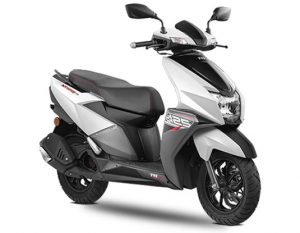 2019 TVS NTORQ 125 Colors: Yellow, Red, White, Grey, Blue, Red Metallic ...