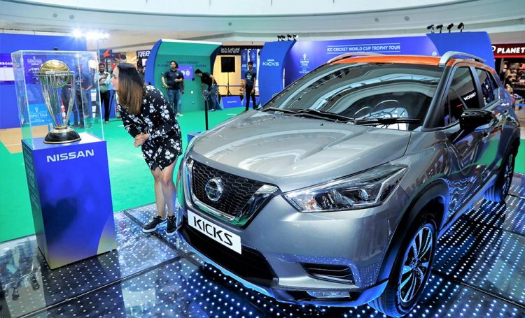 Nissan KICKS brings ICC World Cup Trophy to Bangalore - GaadiKey