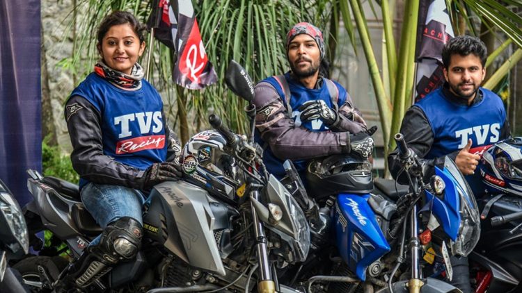 TVS Apache kicks off Apache Owners Group Ride to Bhutan - GaadiKey