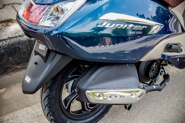 TVS Jupiter Grande Review: Old Wine in a New Blue Bottle - GaadiKey
