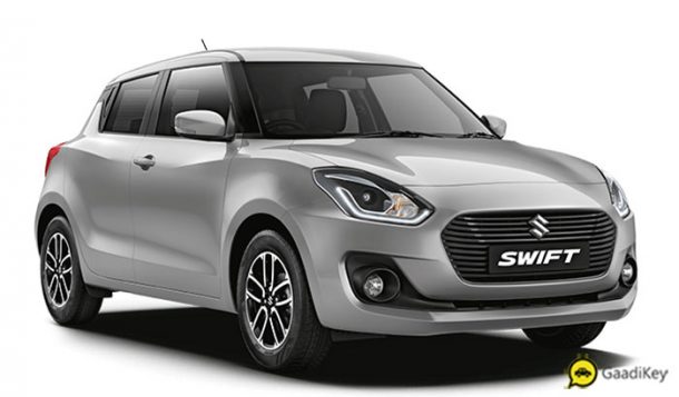 2019 Maruti Swift Colors: White, Red, Silver, Orange, Grey, Blue - GaadiKey