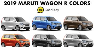 2019 Maruti Wagon R Colors: Blue, Brown, Grey, Orange, Silver, White ...