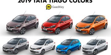 2019 Tata Tiago Colors: Red, Orange, Brown, Blue, White, Grey, Silver ...