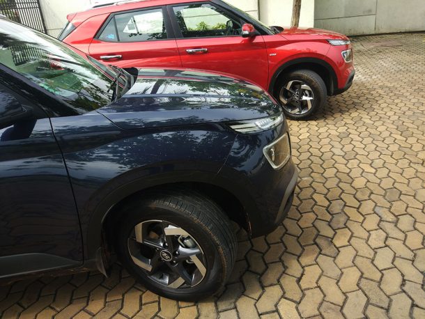 Hyundai Venue Review - Fiery Red - GaadiKey