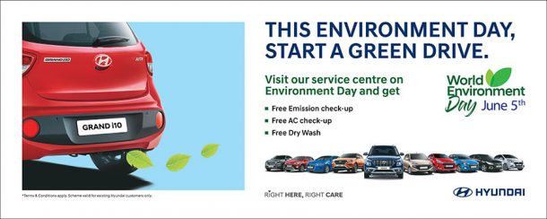 Hyundai Starts a Green Drive this World Environment Day 2019 - GaadiKey