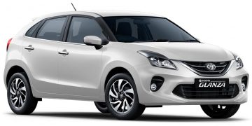 Toyota Glanza Colors: Red, Grey, Blue, Silver, White - GaadiKey