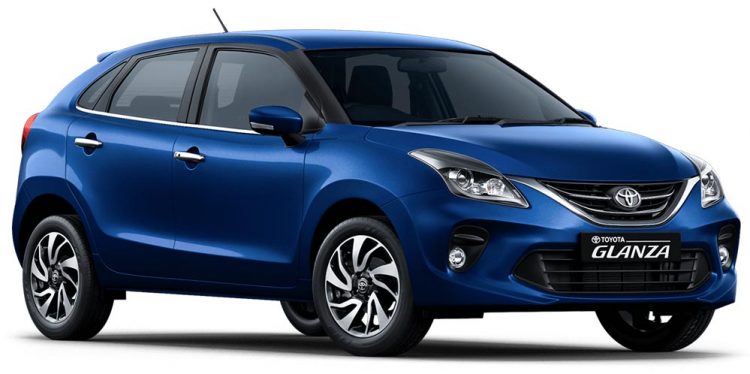 Toyota Glanza Colors: Red, Grey, Blue, Silver, White - GaadiKey