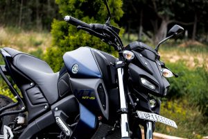 Yamaha MT-15 Photos - Dark Matt Blue - GaadiKey