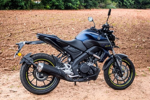 Yamaha MT-15 Photos - Dark Matt Blue - GaadiKey
