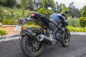Yamaha MT-15 Photos - Dark Matt Blue - GaadiKey