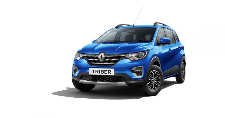 2020 Renault Triber Colors: Blue, Silver, White, Red, Mustard - GaadiKey