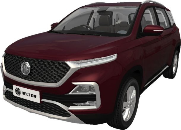2020 MG Hector Colors: Red, Silver, White, Black - GaadiKey