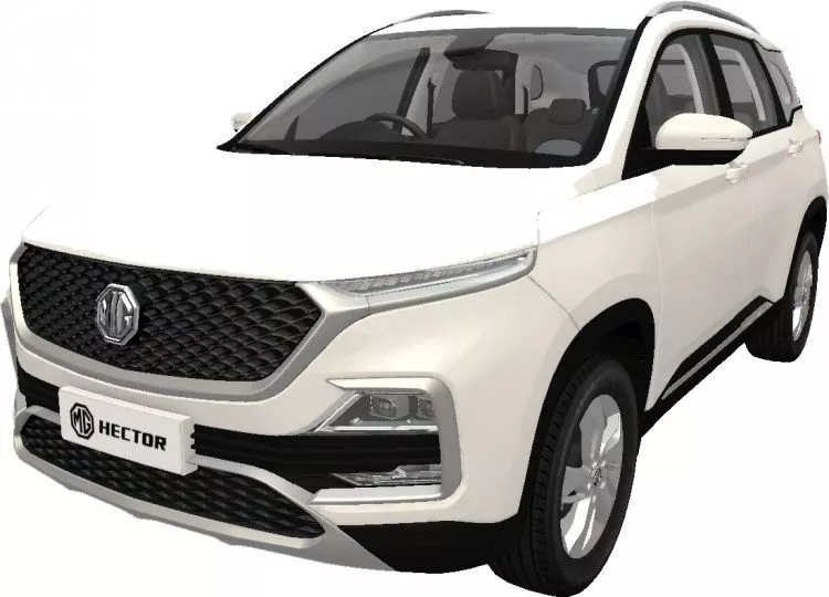 2020 MG Hector Colors: Red, Silver, White, Black - GaadiKey