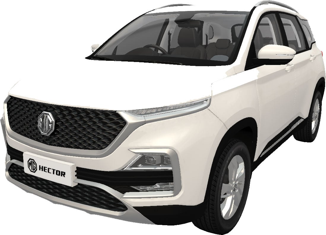2020 MG Hector Colors: Red, Silver, White, Black - GaadiKey