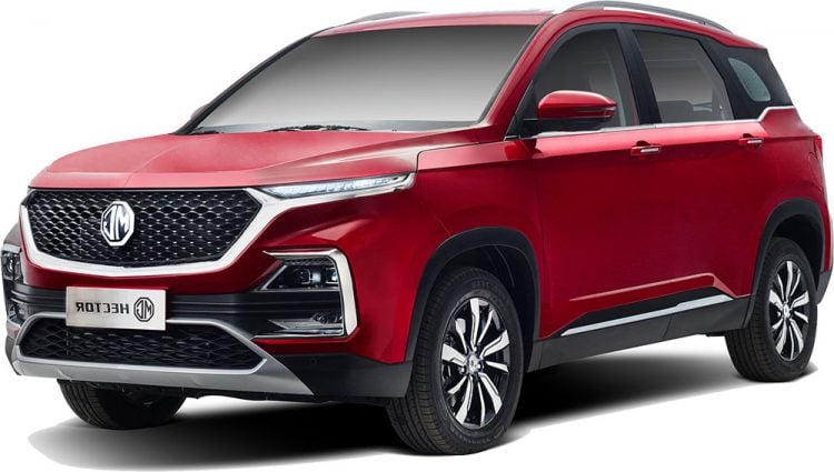 2020 MG Hector Colors: Red, Silver, White, Black - GaadiKey